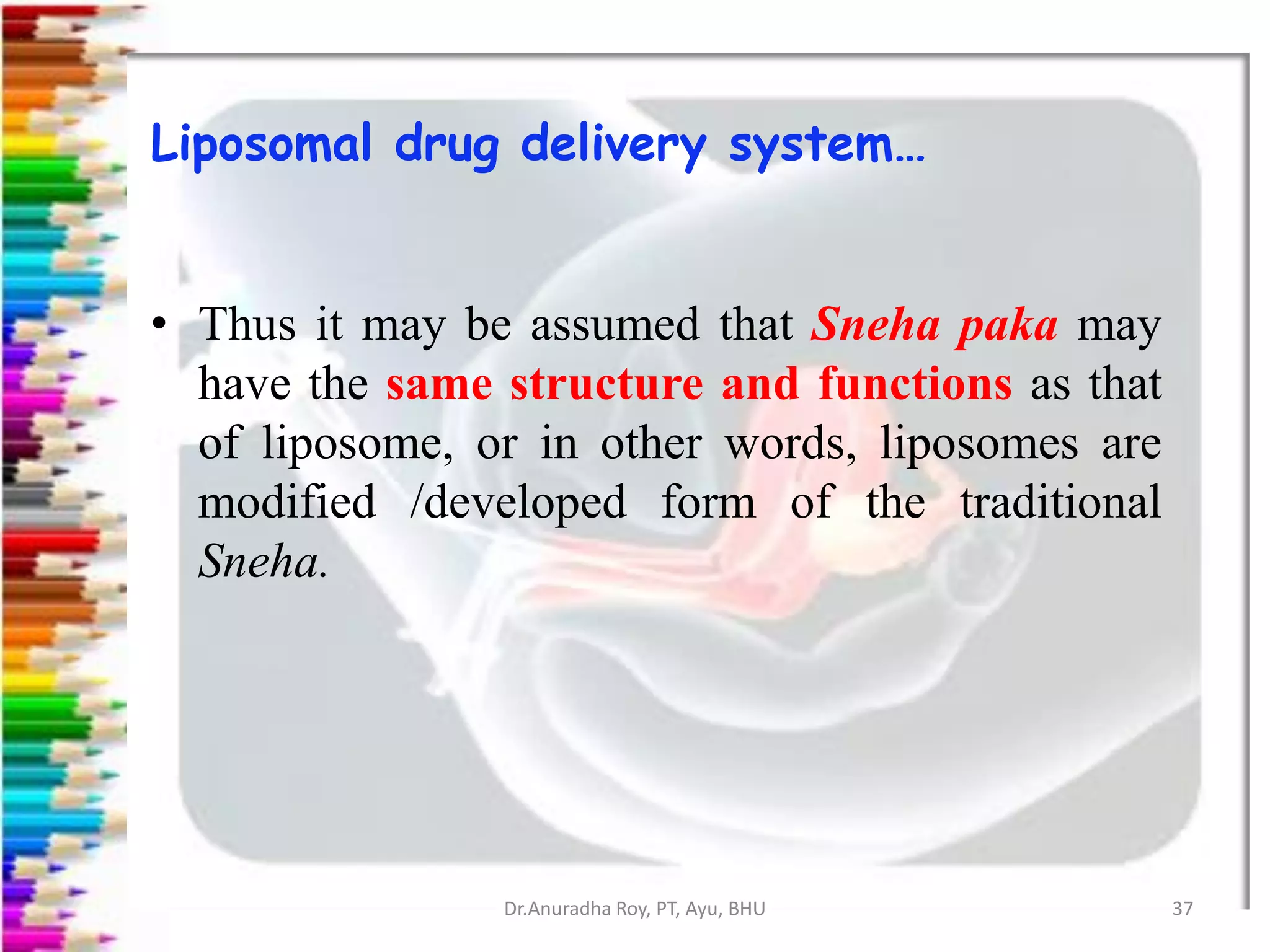 Anuradha e. lecture 4 Sthanik Chikitsa (Local Ayurvedic Gynaecological ...