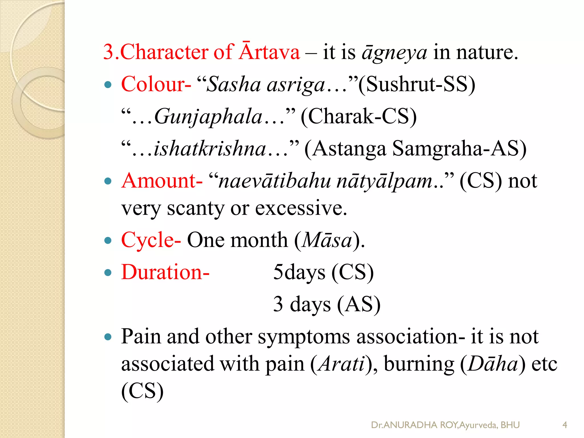 Artava and modern aspects | PDF
