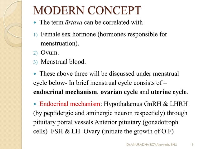Artava and modern aspects | PDF