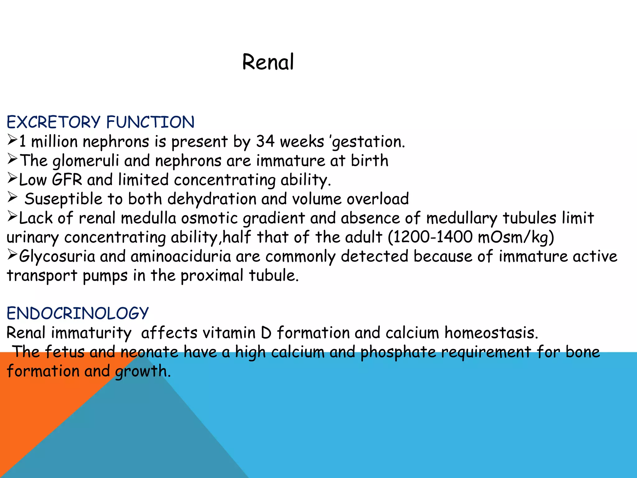 neonatal physiology and transition period | PPT