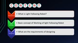 light follower robot | PPTX