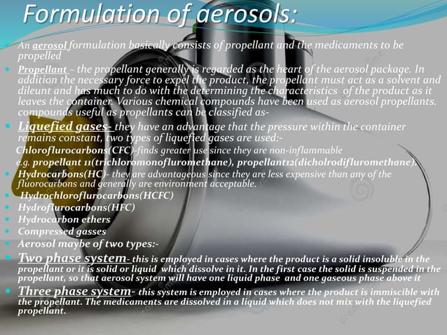 Aerosol | PPTX | First Aid | Injuries