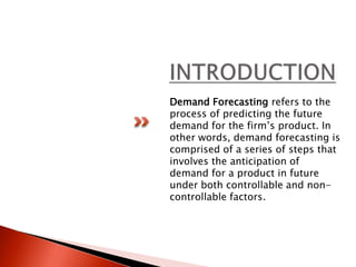 Demand forecasting | PPT