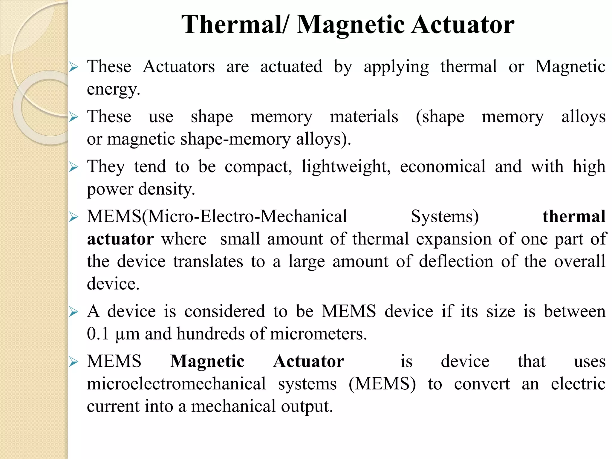 Actuators | PPTX