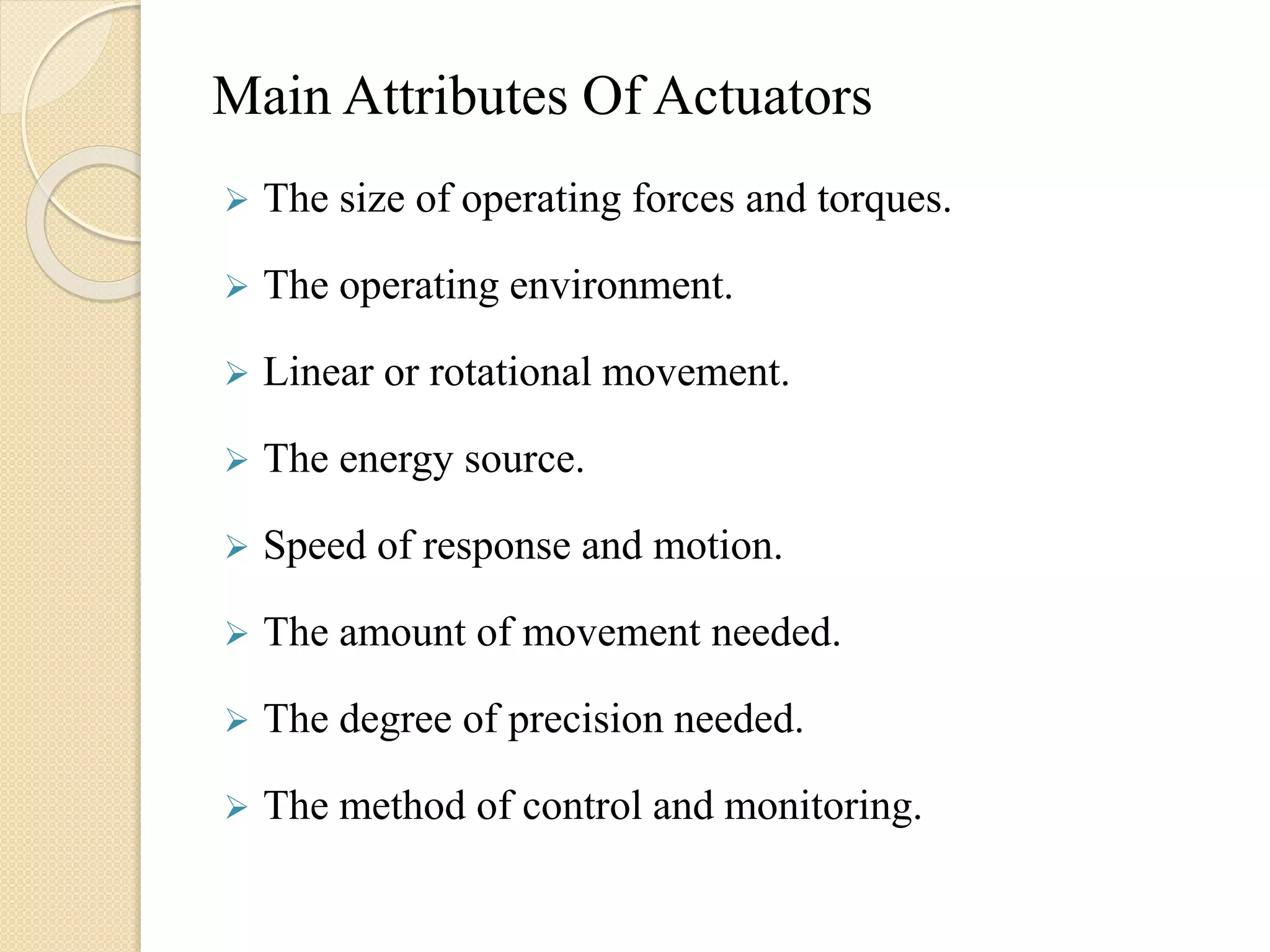 Actuators | PPTX
