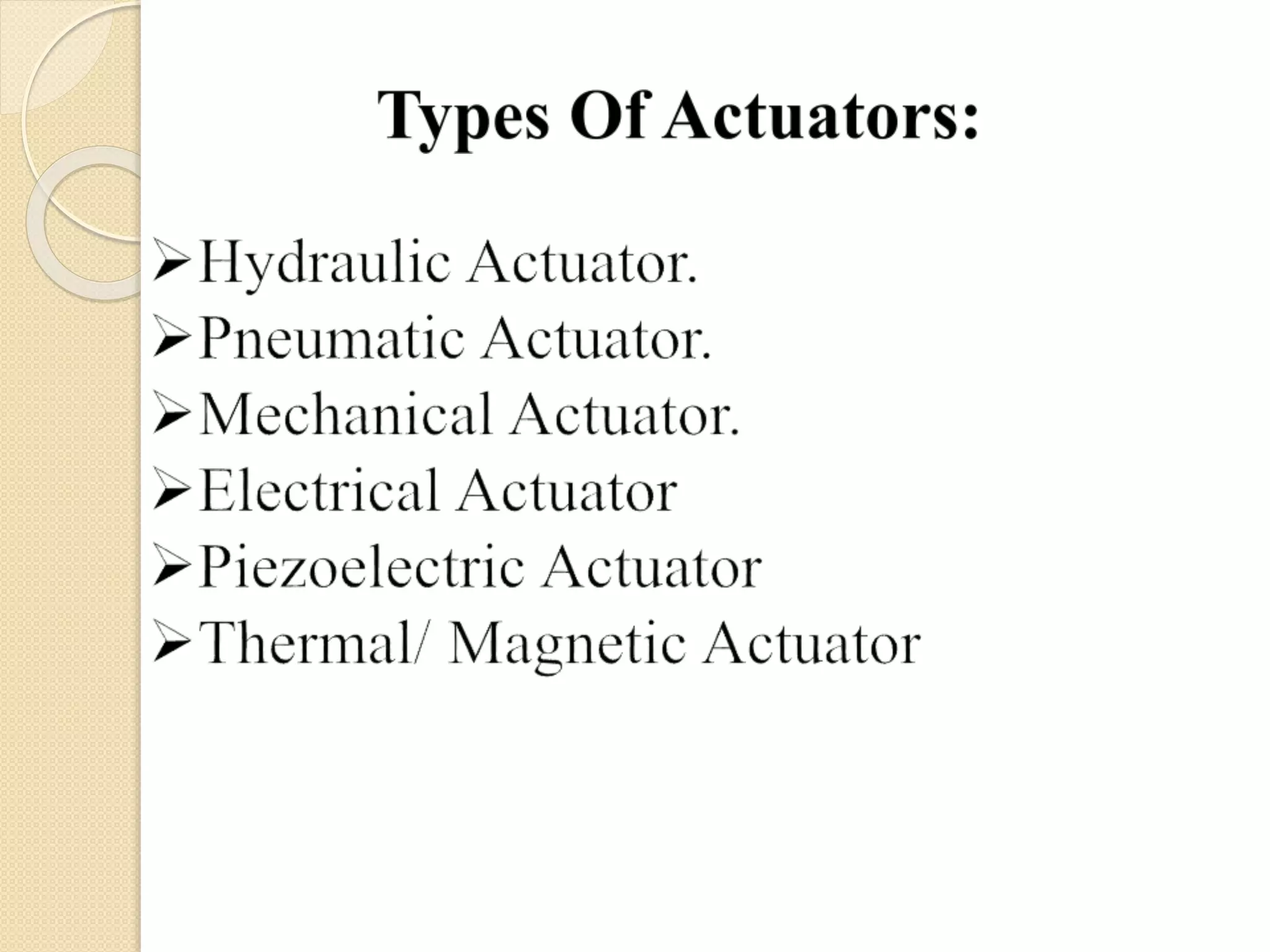 Actuators | PPTX