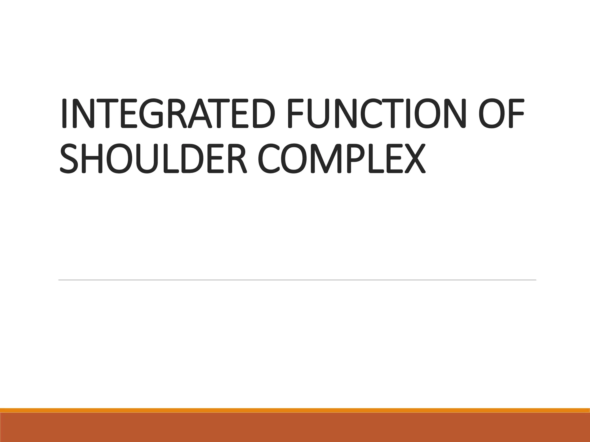 biomechanics of shoulder | PPTX