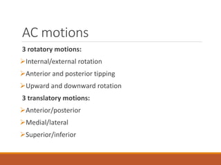 biomechanics of shoulder | PPTX