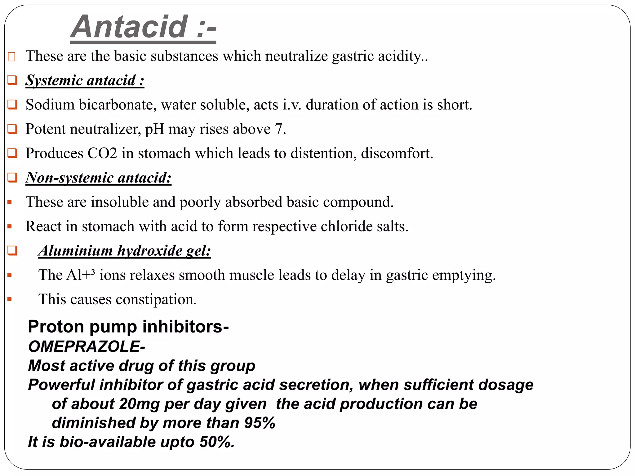 anti ulcer drugs | PPTX