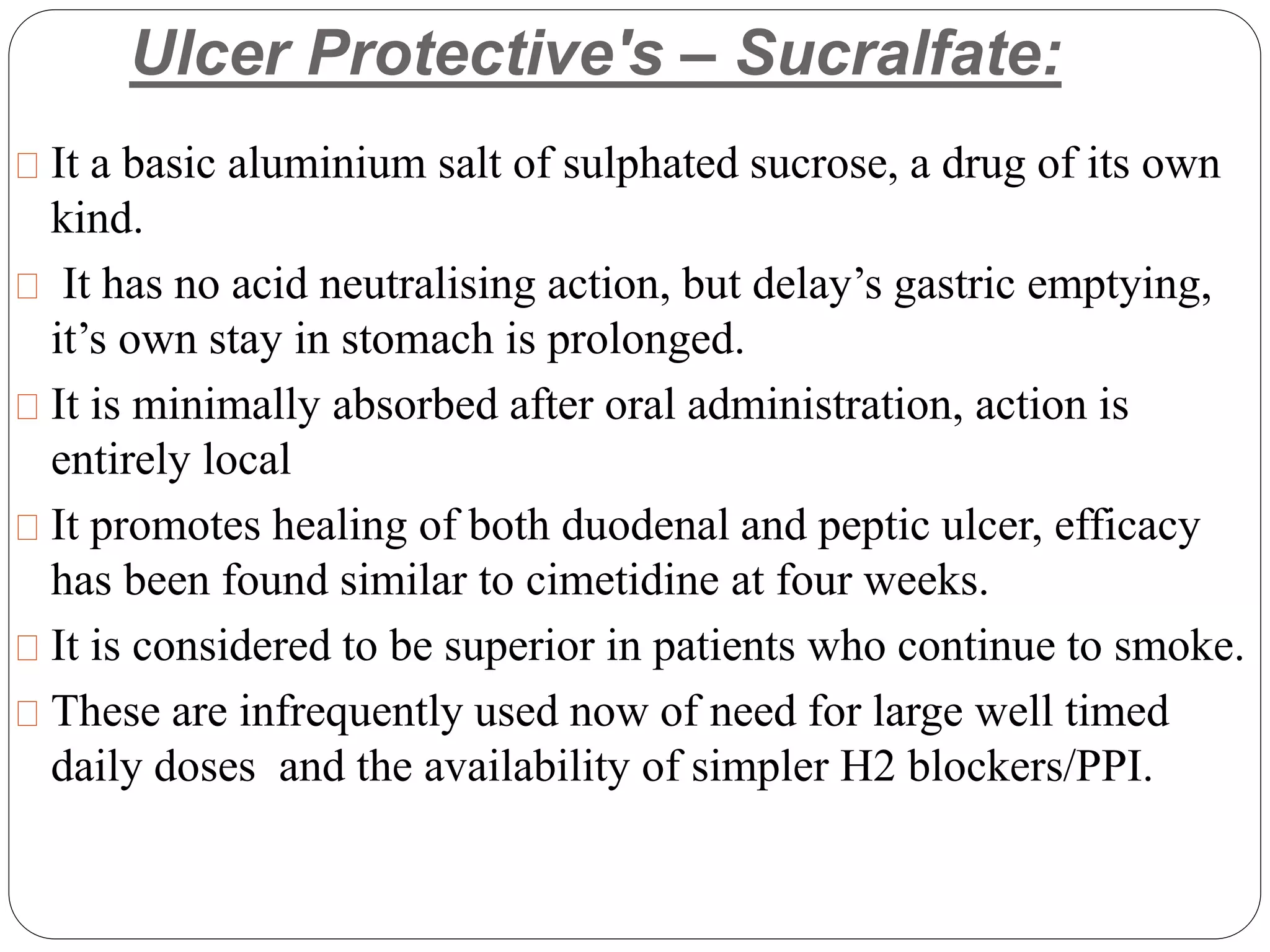 anti ulcer drugs | PPTX