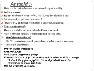 anti ulcer drugs | PPTX