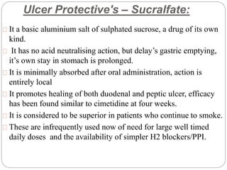 anti ulcer drugs | PPTX