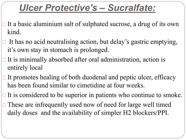 anti ulcer drugs | PPTX