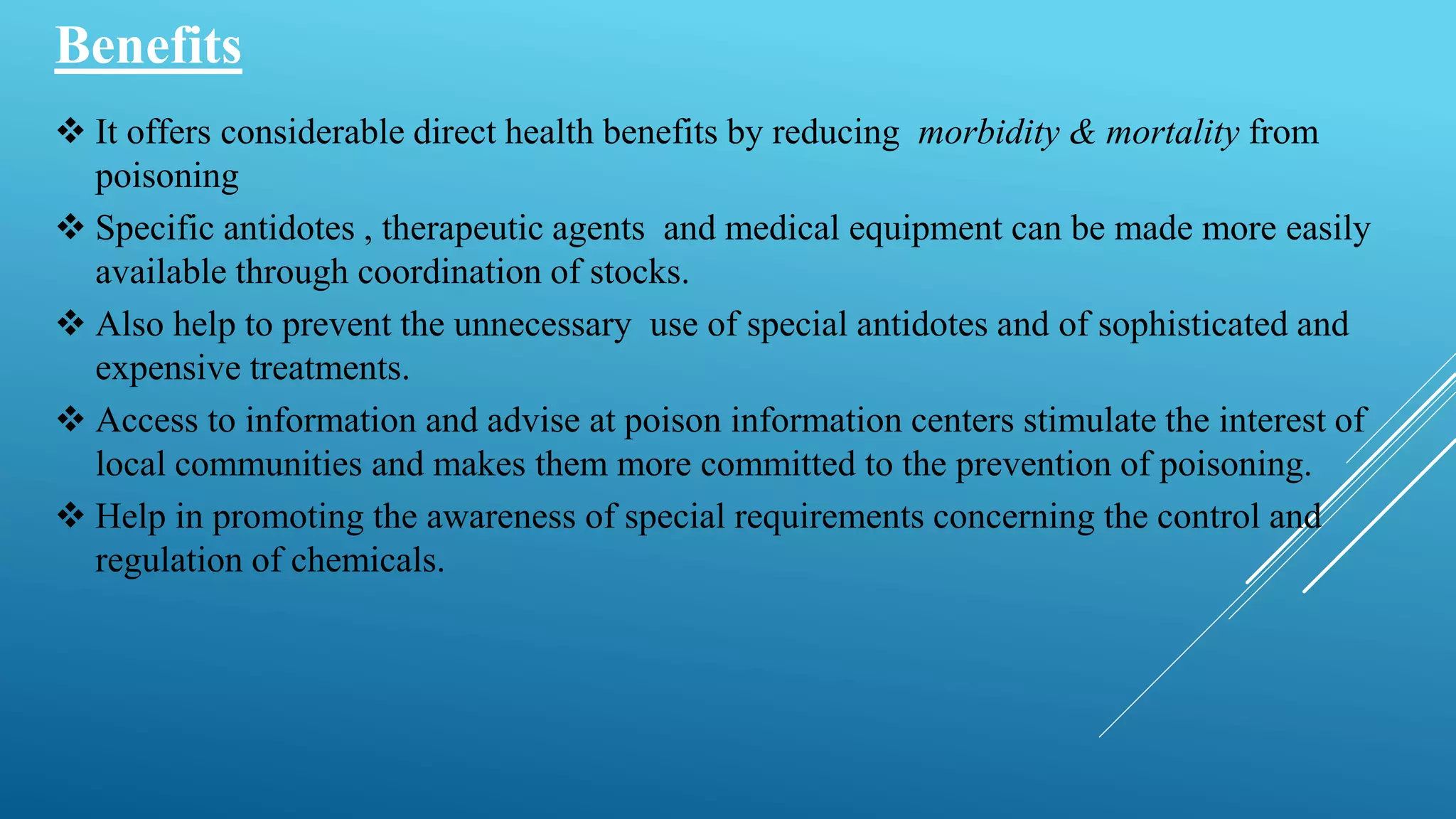 ppt on poison information center organisation and resource | PPTX