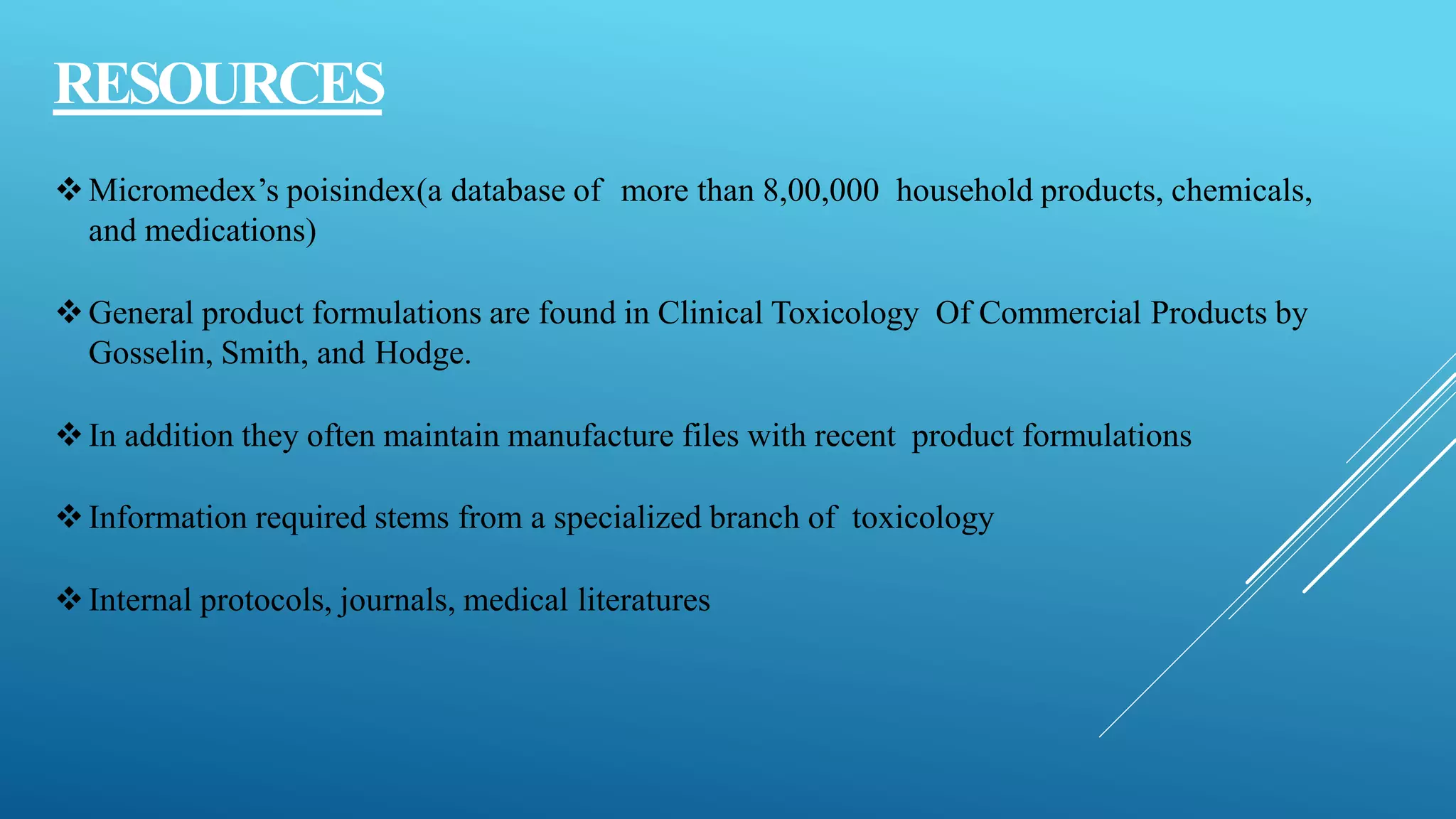 ppt on poison information center organisation and resource | PPTX