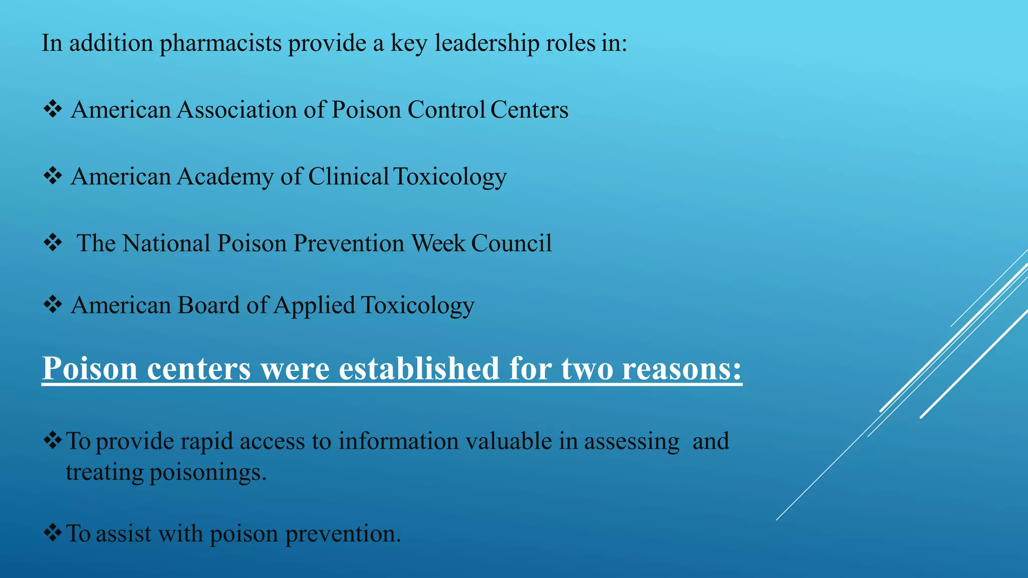 ppt on poison information center organisation and resource | PPTX