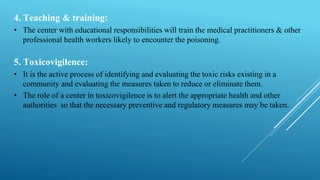 ppt on poison information center organisation and resource | PPTX