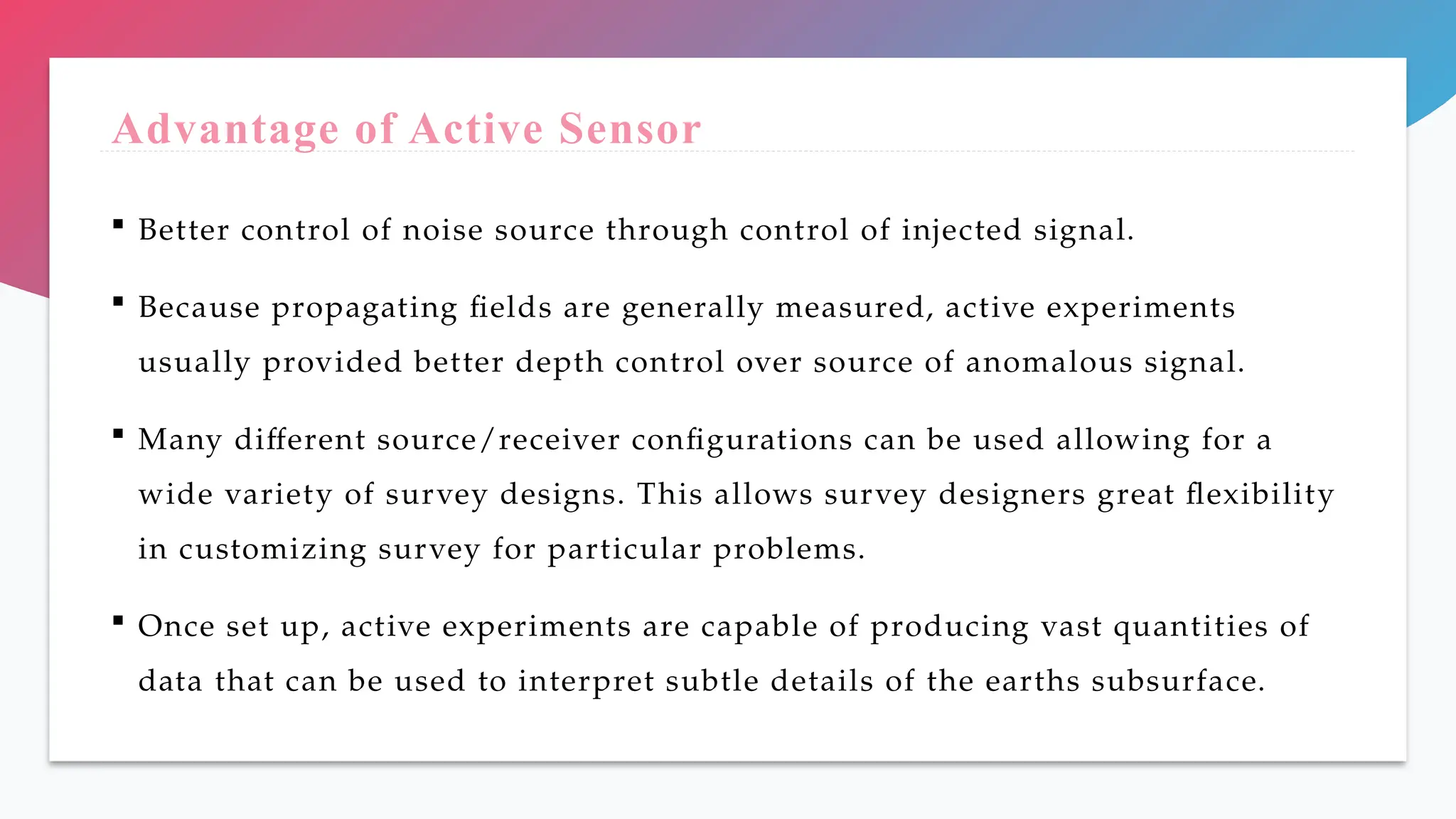Active Sensor & Passive Sensor in remote sensing | PPTX