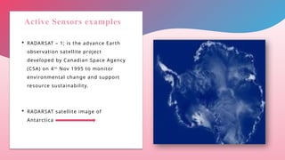 Active Sensor & Passive Sensor in remote sensing | PPTX | Geography ...