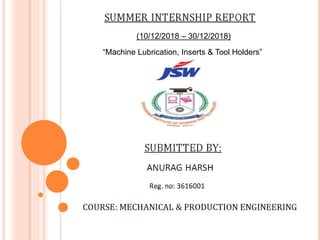 LUBRICATION & INSERTS | PPTX