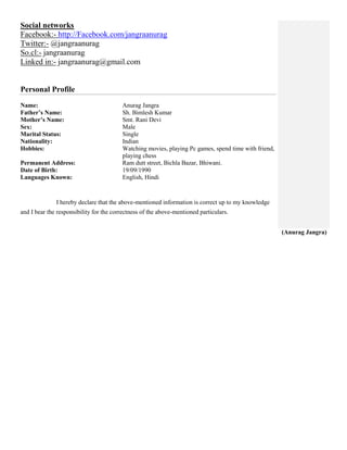 Anurag jangra | DOCX