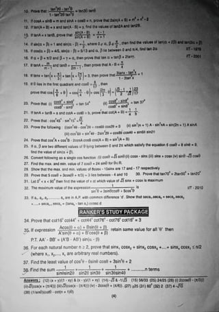 Trigonometry identities for higher mathematics | PPT
