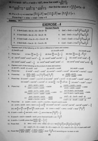 Trigonometry identities for higher mathematics | PPT