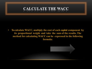 [wacc] weighted average cost of capital | PPTX