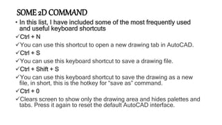 autocad.pptx | 3-D Graphics | Computer Software and Applications