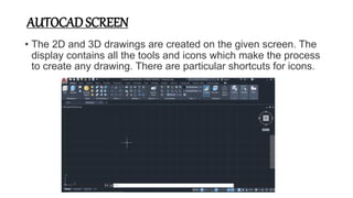 autocad.pptx | 3-D Graphics | Computer Software and Applications