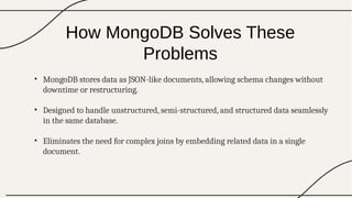 Why MySQL falls short and why MongoDB came | PPT