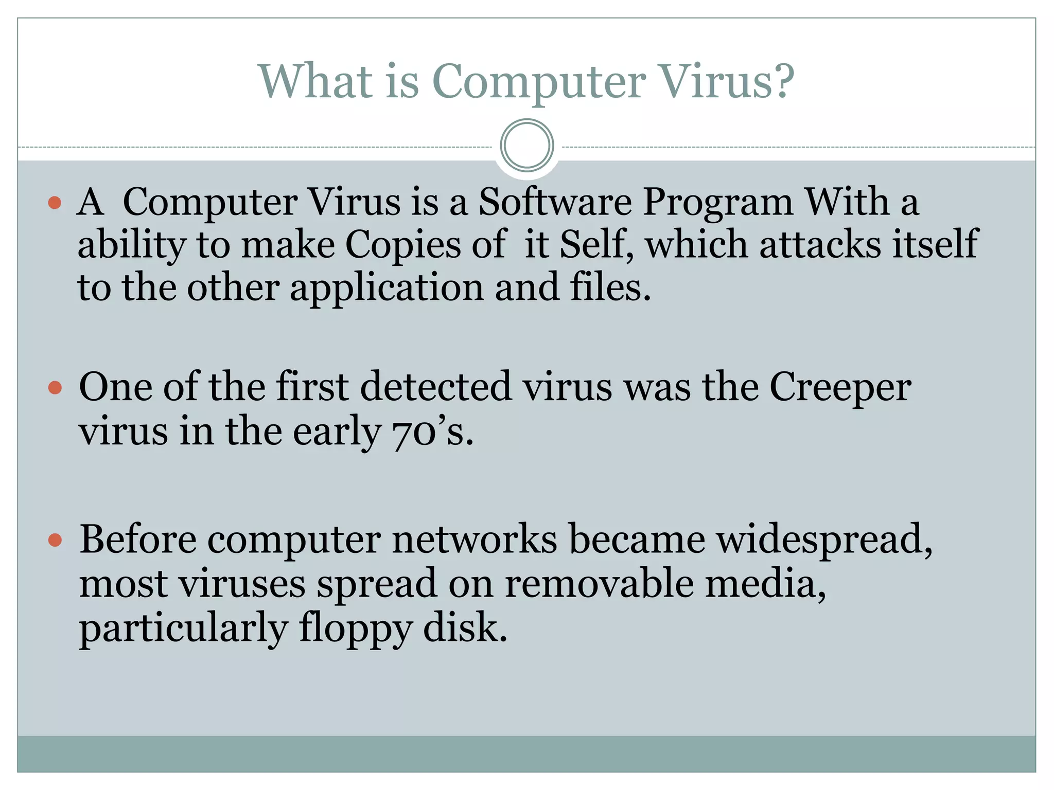 Computer Virus | PPTX
