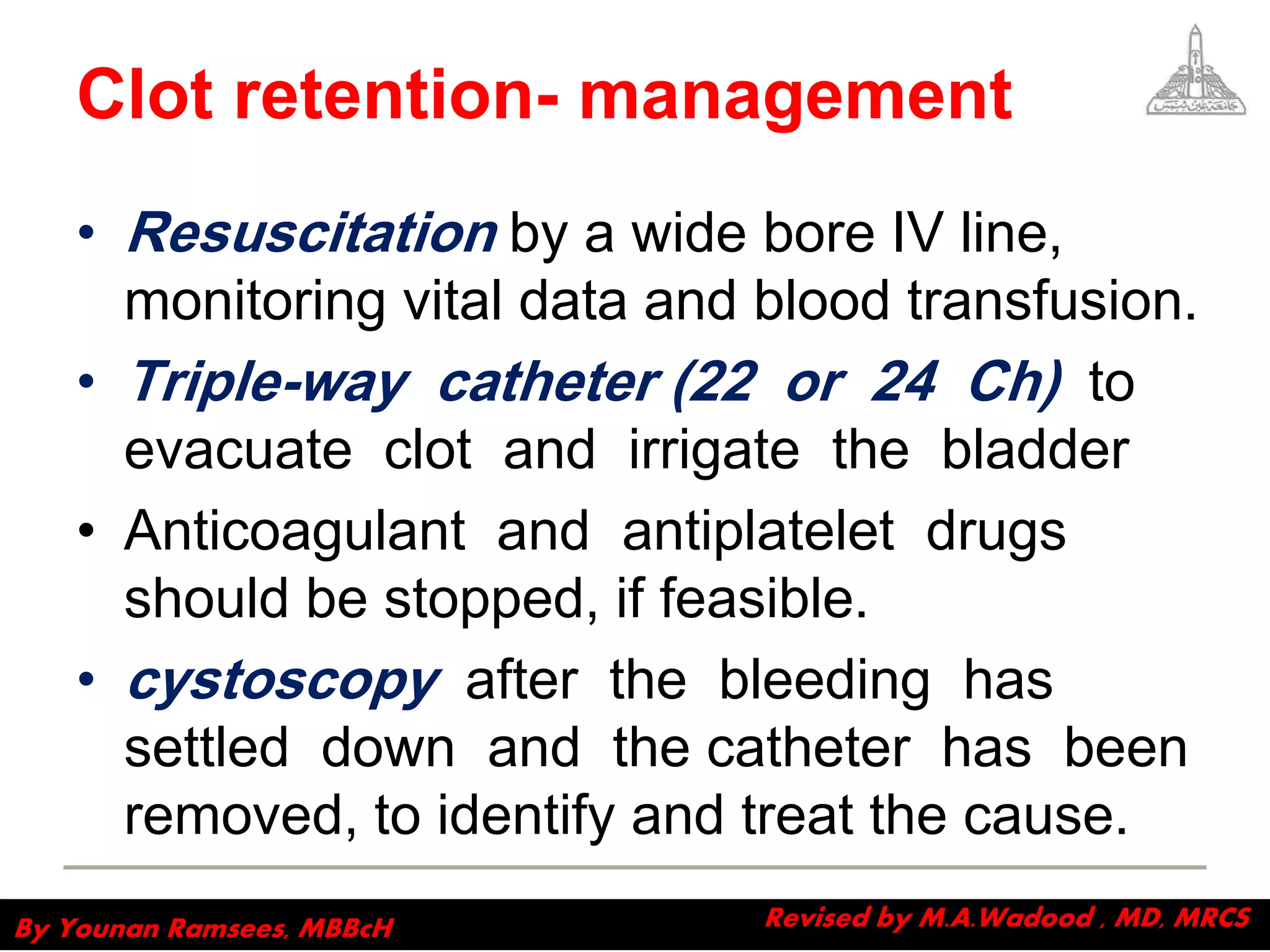 Anuria & acute retention | PDF