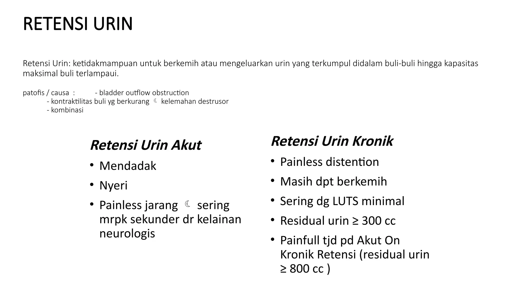 anuria, retensi urin, hematuria, prostate | PPTX