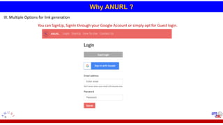 Anurl for website upload | PPT