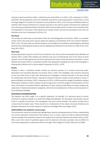 A Nurses Guide To Qualitative Research | PDF