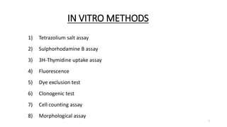 SCREENING OF ANTI CANCER DRUGS | PPTX