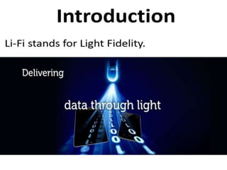 Li-Fi based data transfer in underwater system. | PPTX