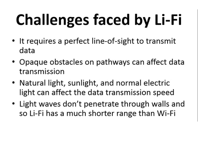 Li-Fi based data transfer in underwater system. | PPTX | Computer Networking | Computing