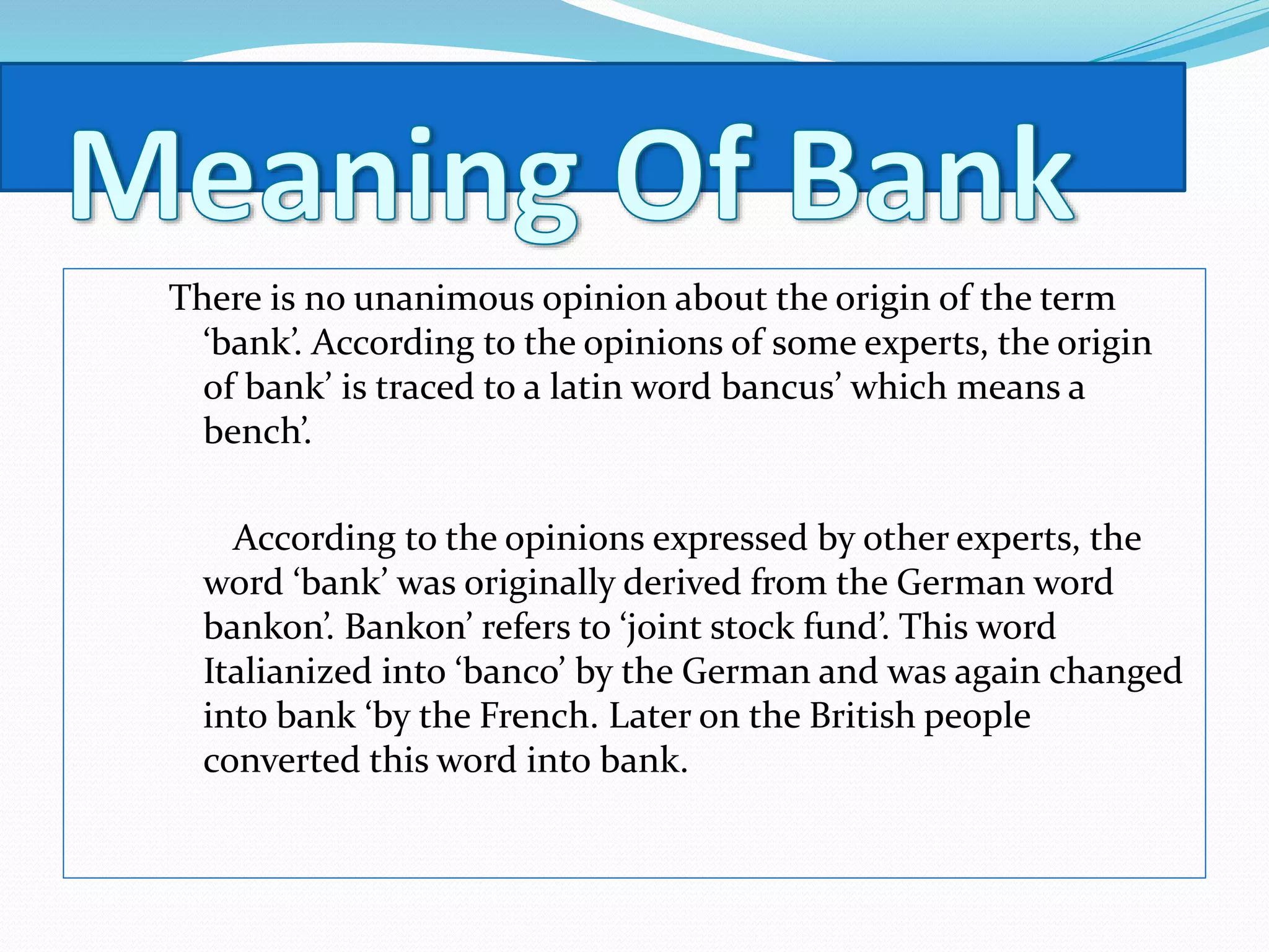 Banking operations | PPT