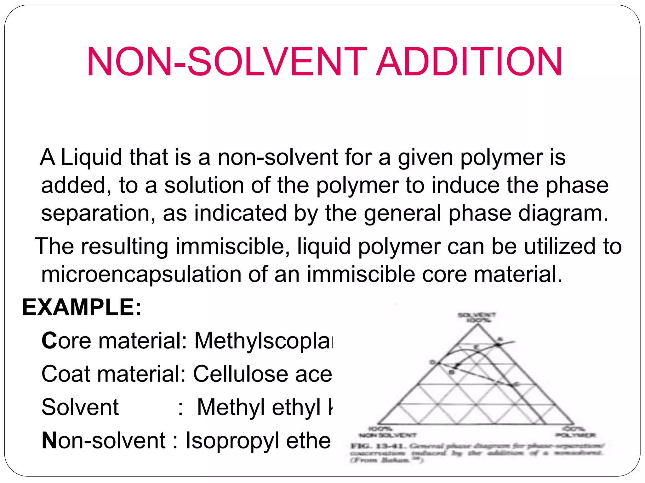 coacervation-phase separation technique in micro encapsulation | PPTX