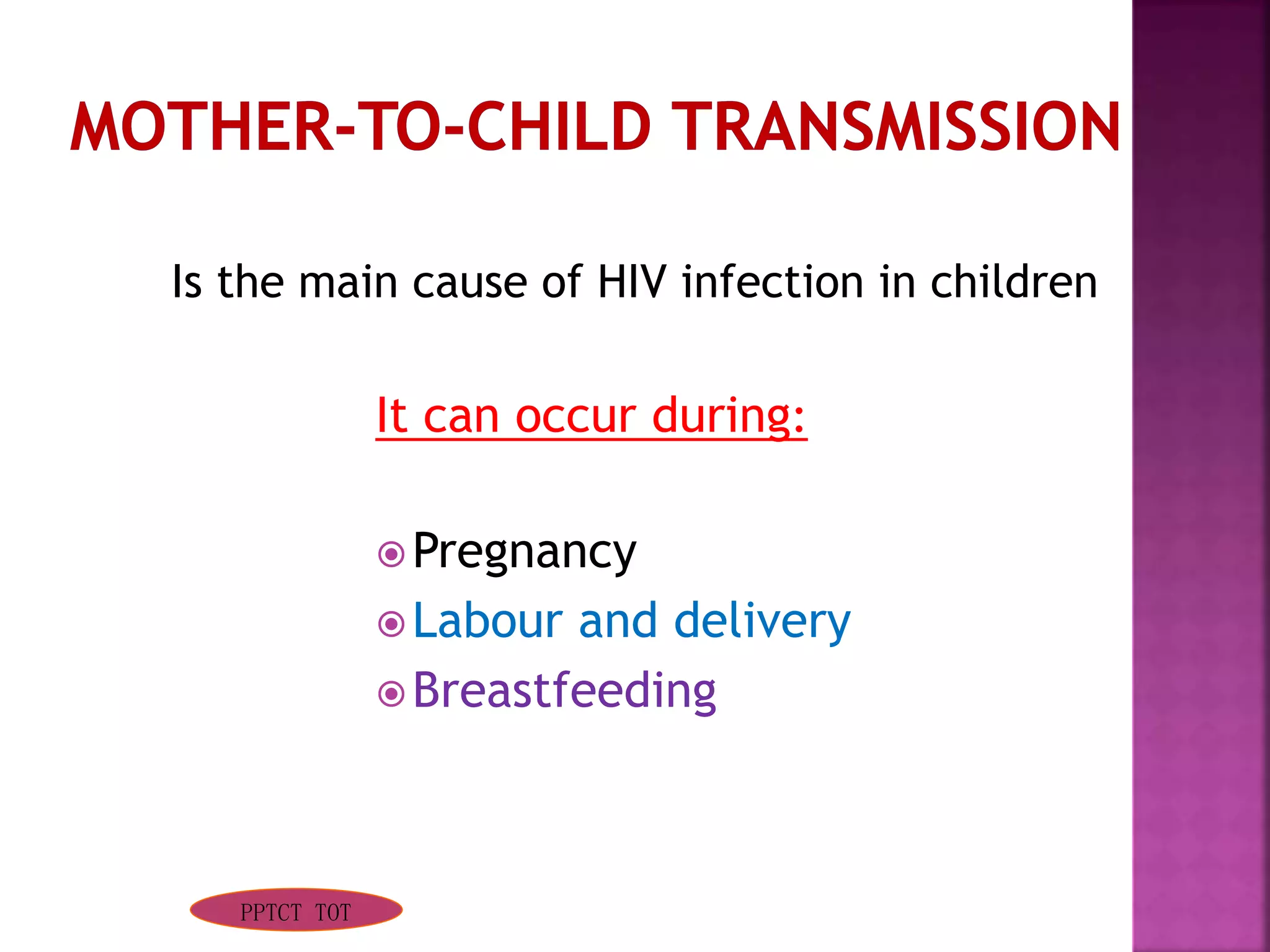 HIV IN PREGNANCY | PPTX