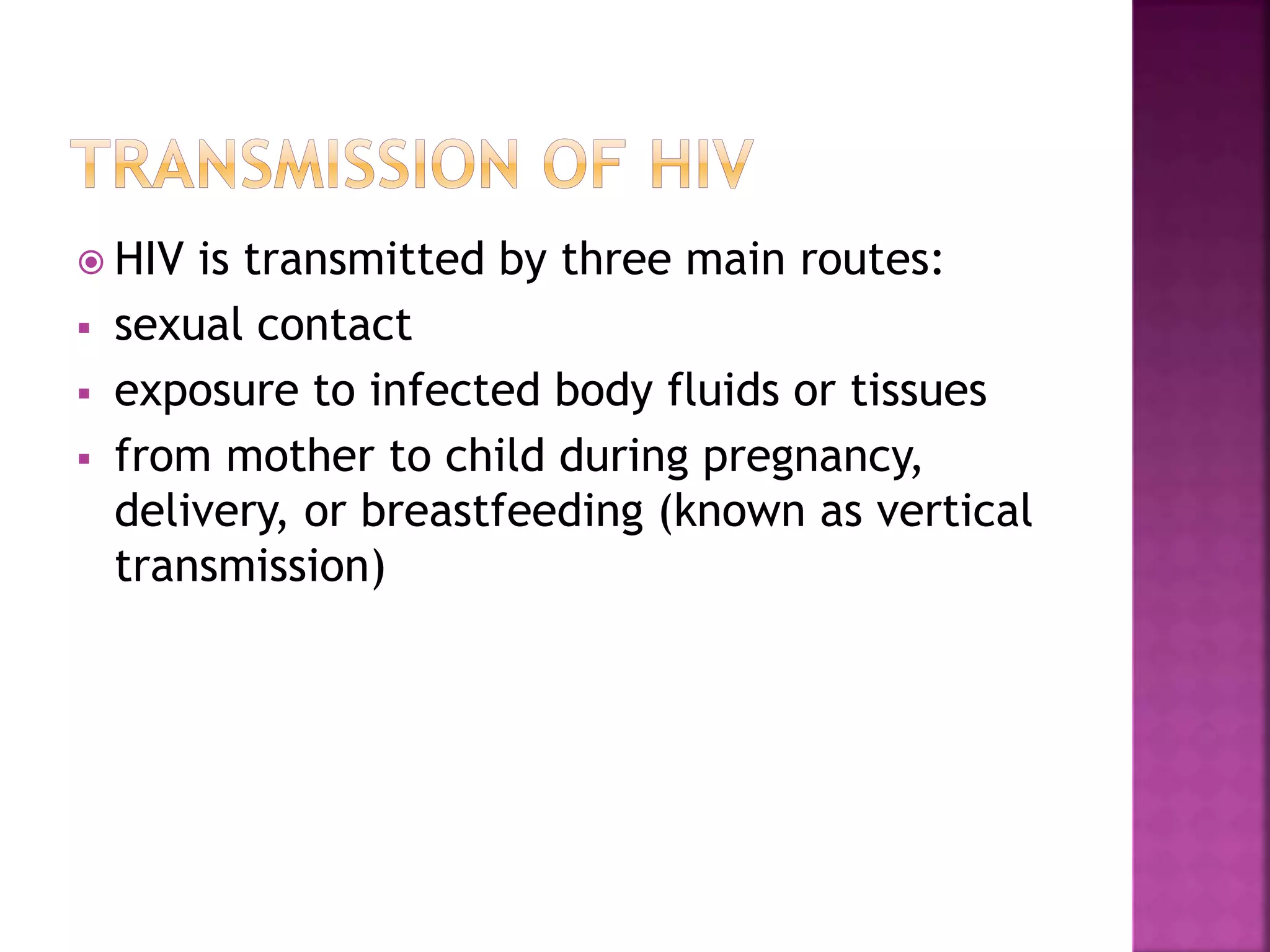HIV IN PREGNANCY | PPTX