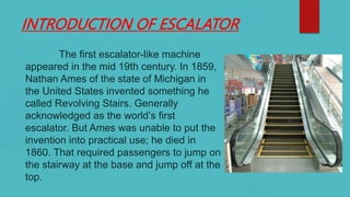 Escalator in street | PPT