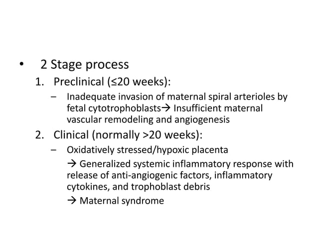 Pregnancy Induced Hypertension- Pathophysiology | PPTX | Pregnancy ...