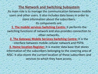 ppt on GSM architechture | PPT