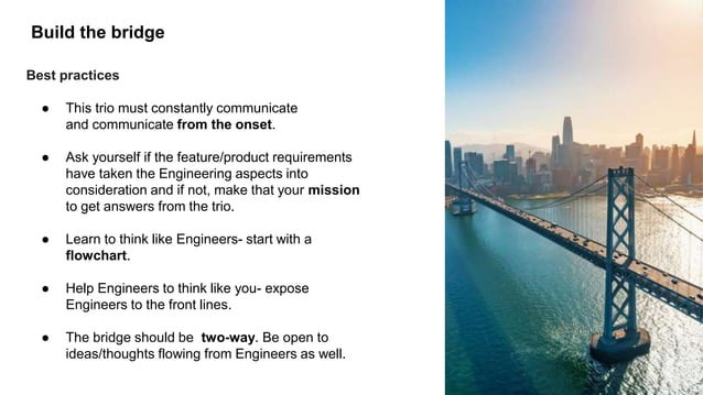 Bridging the gap | PPT