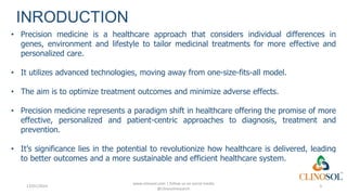 Implementation of Precision Medicine in Global Healthcare Systems | PPTX