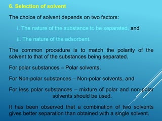thin layer of chromatography | PPTX | Chemistry | Science