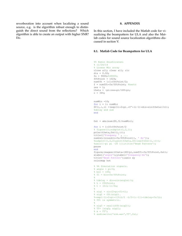 Sound Source Localization With Microphone Arrays Pdf Digital Audio Computer Software And
